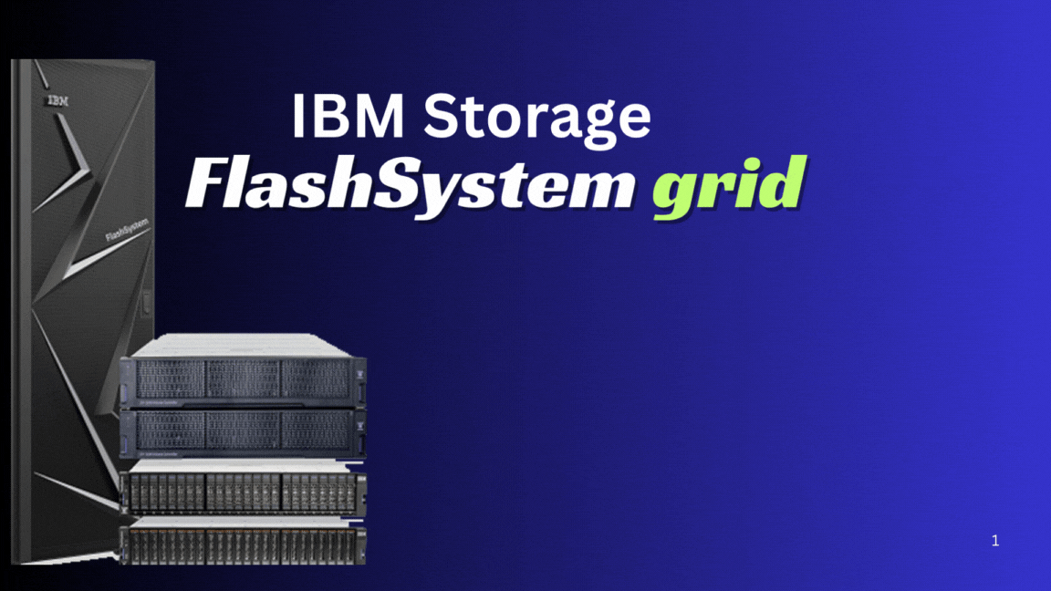 IBM Storage FlashSystem grid with v9.1.0 - Scalable to 32 systems, powered by AI, built for ...